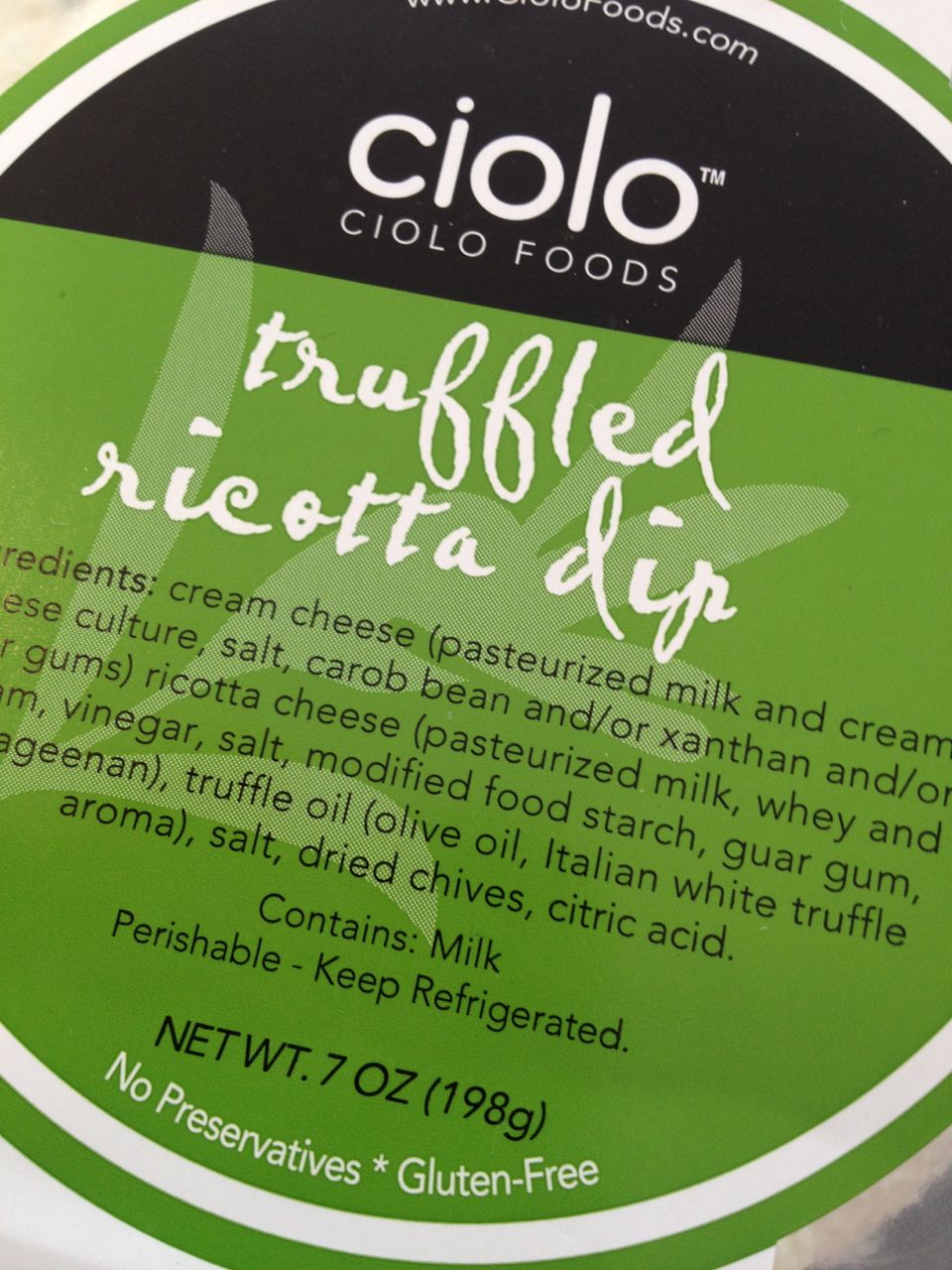 Truffled Ricotta Dip | The Kitchen Scout