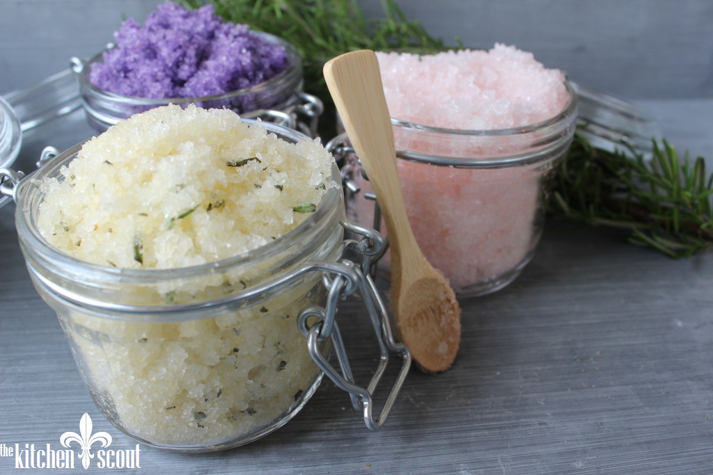 Homemade Salt Scrubs | The Kitchen Scout