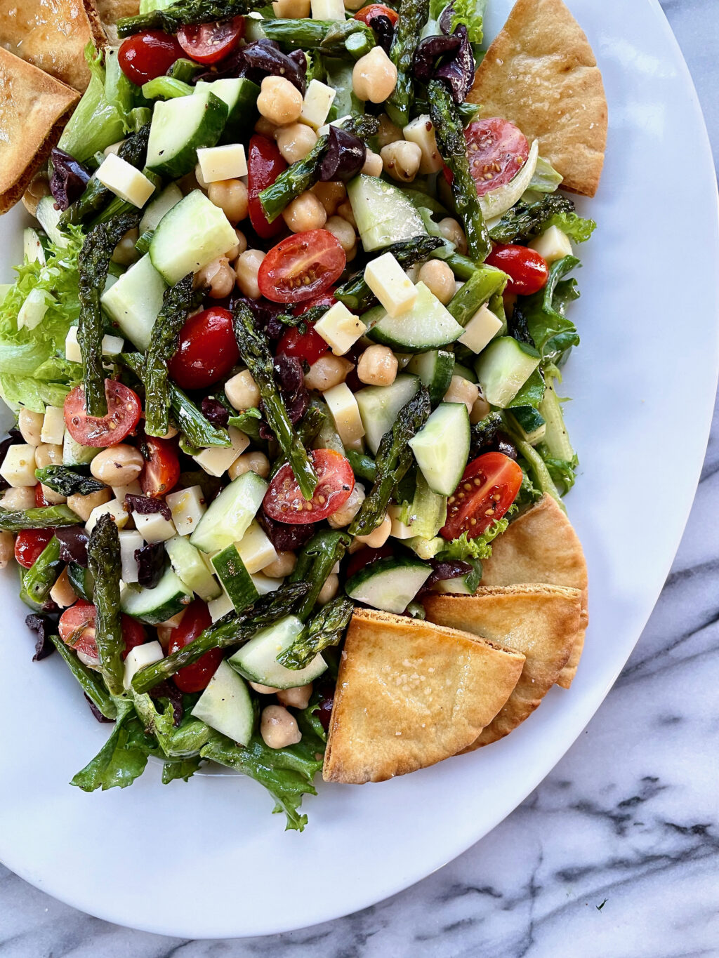 Wilted Radicchio, Endive and Asparagus Salad | The Kitchen Scout